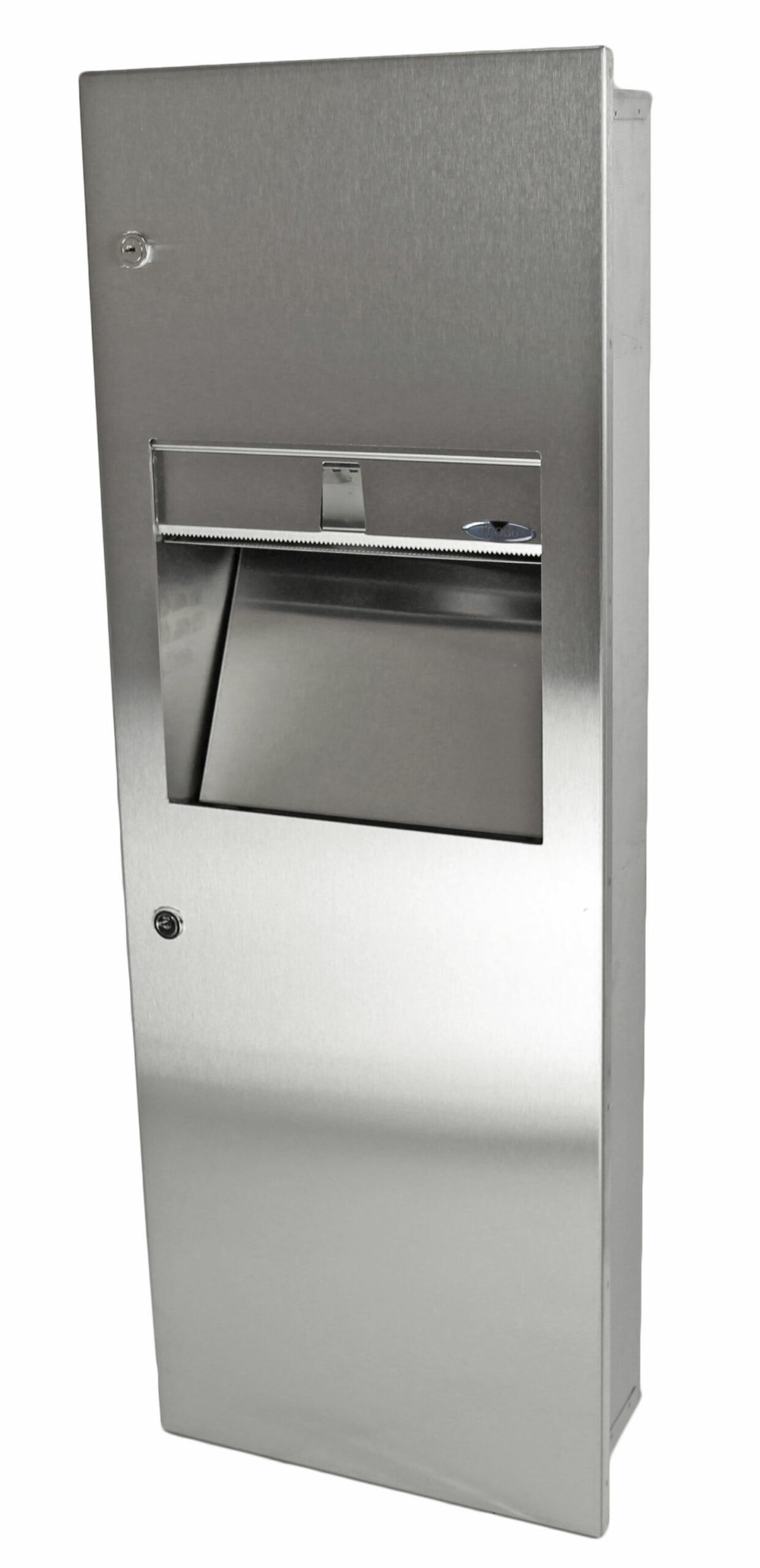 Frost 410 Stainless Steel Combination Towel Dispenser & Waste Receptac ...